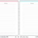 Printable Lined Notes Pages Template, Colored Lined Notes Sheet, Note ...