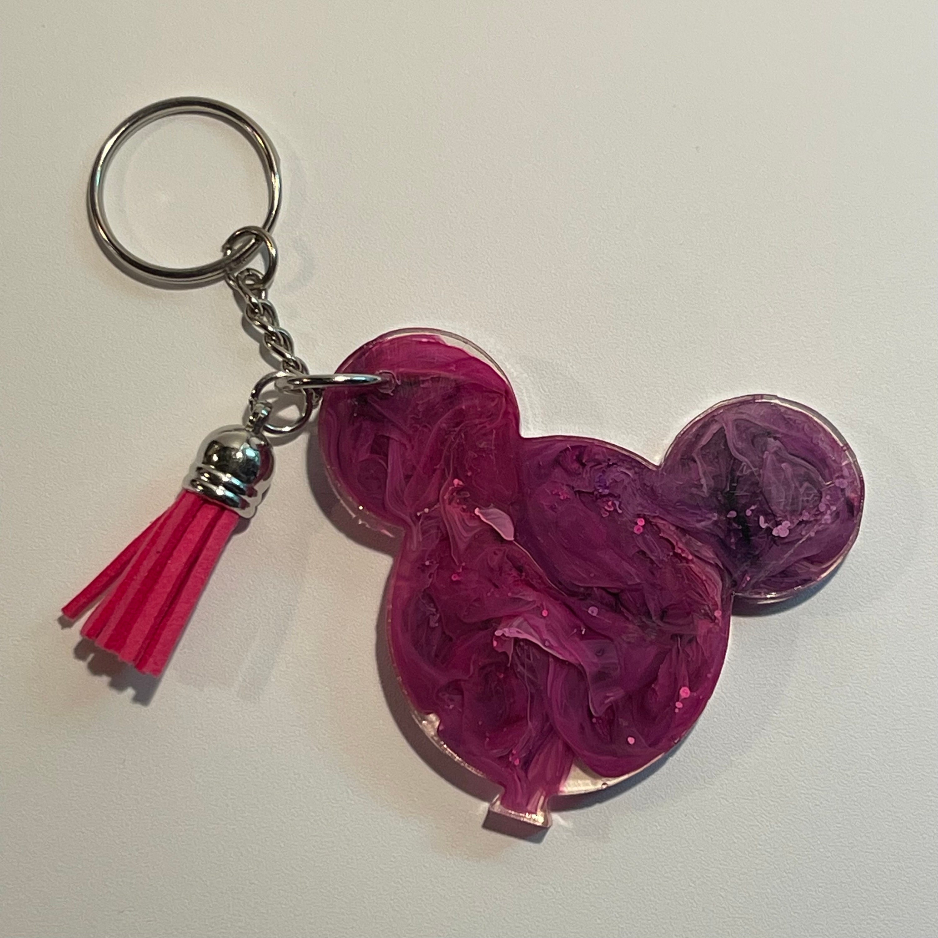 Magical Mouse Balloon Inspired Keychain prpink 6 - Etsy