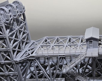 Double Track Lift Bridge Model Kit, Ho-scale - Etsy