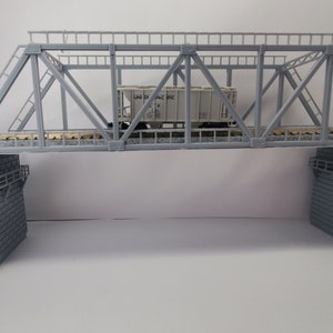 N Scale Single Track Bridge 1:160 Model Railroad. - Etsy