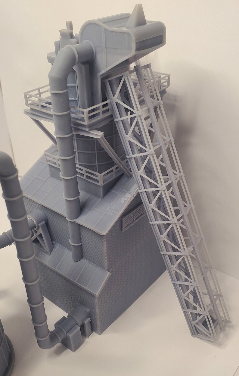 N Scale Building 1:160 Steel Mill / Factory - Etsy