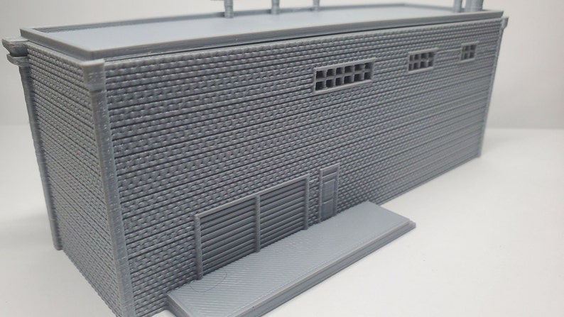 N Scale Building 1:160 Track Side Warehouse Storage - Etsy