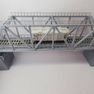 N Scale Single Track Bridge 1:160 Model Railroad. - Etsy