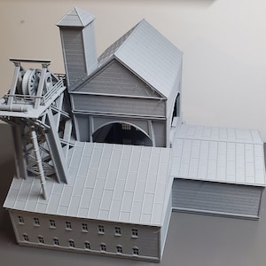 N Scale Coal Mine Building 1:160 - Etsy