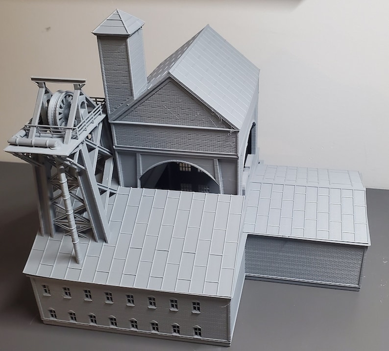 N Scale Coal Mine Building 1:160 - Etsy