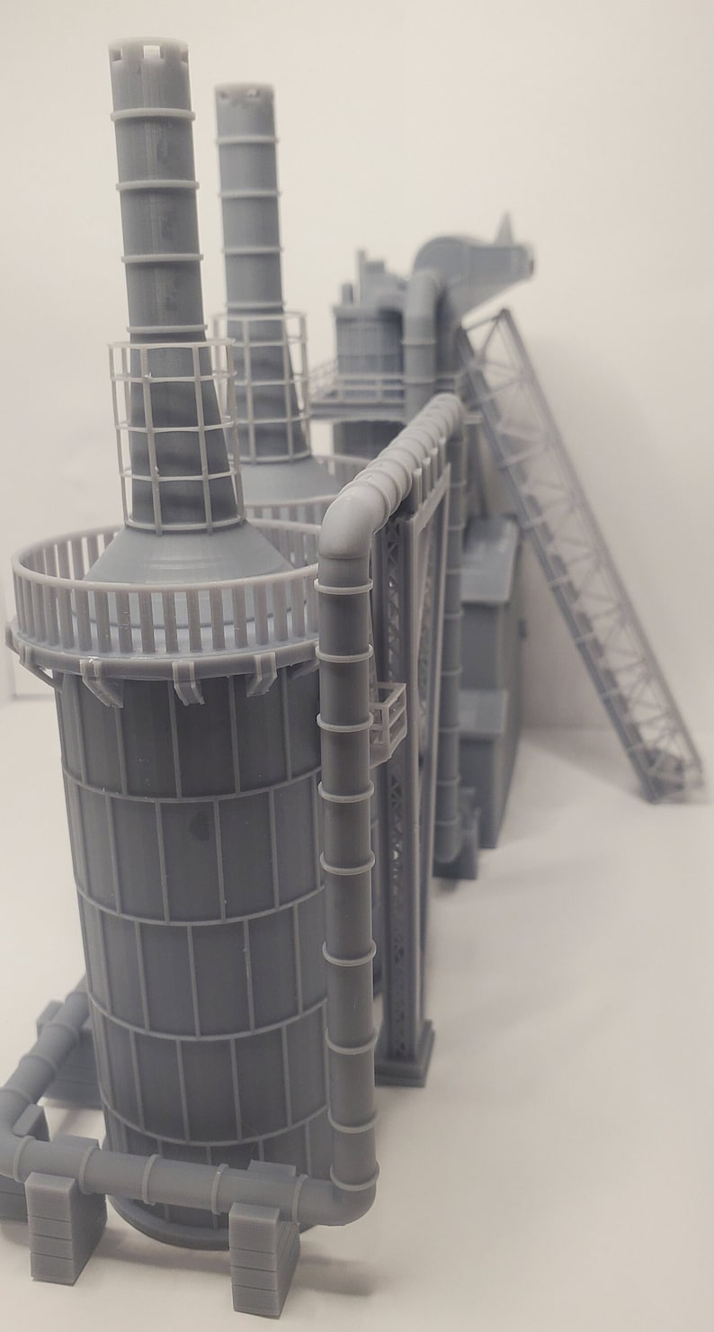 N Scale Building 1:160 Steel Mill / Factory - Etsy