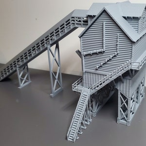 N Scale Coaling Tower Building 1:160 - Etsy