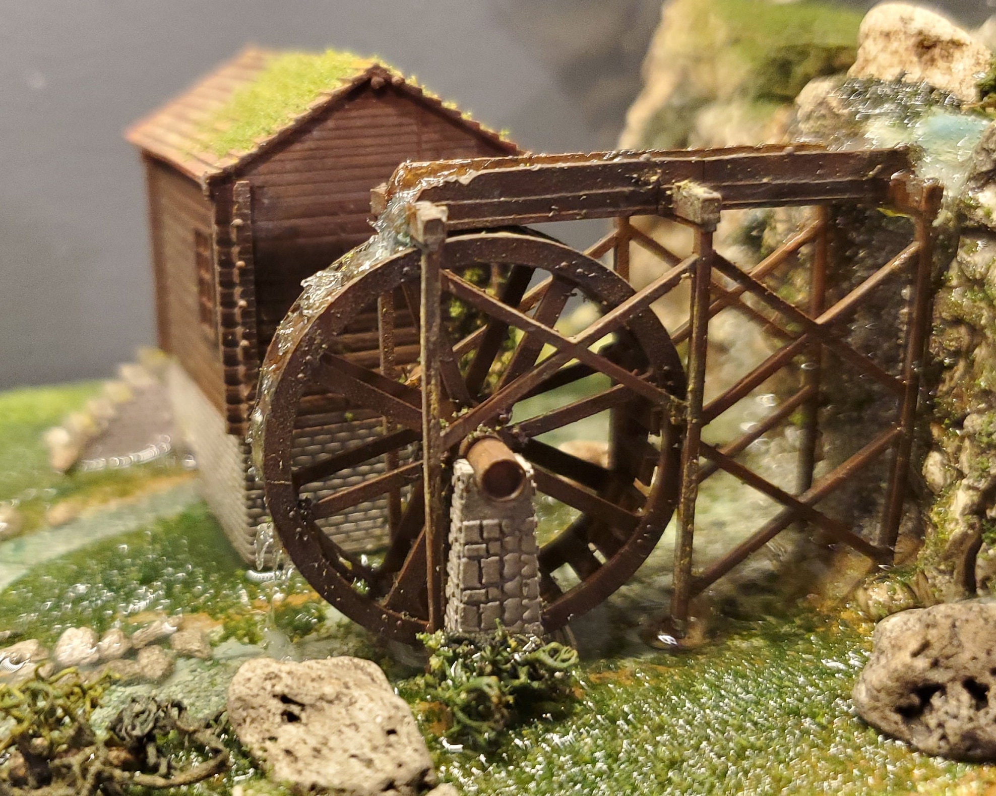 N Scale Building 1:160 Watermill - Etsy
