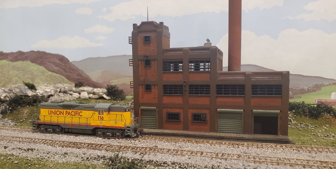 N Scale Building, Factory, Industrial Building - Etsy