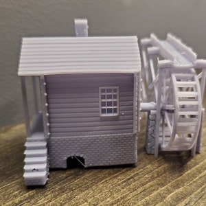 N Scale Building 1:160 Watermill - Etsy