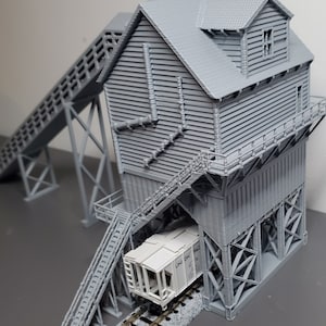 N Scale Coaling Tower Building 1:160 - Etsy