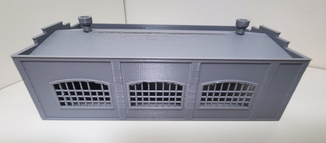N Scale Engine House / N Scale Building 1:160 - Etsy