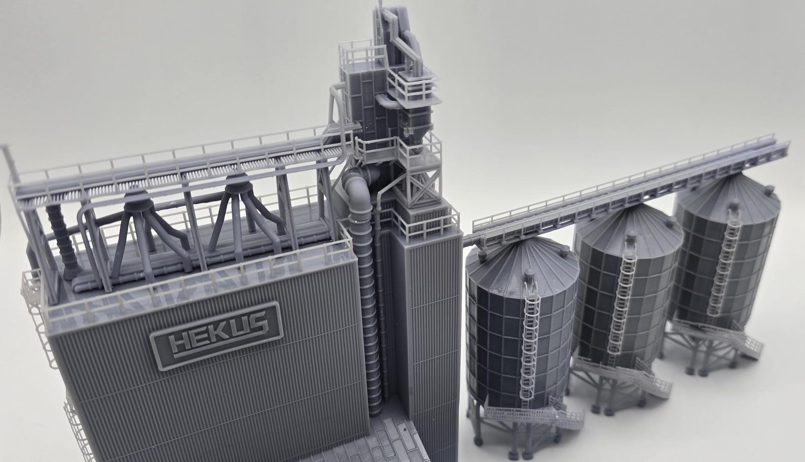 N Scale Grain Elevator - Etsy