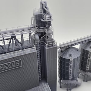 N Scale Grain Elevator - Etsy