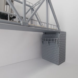N Scale Single Track Bridge 1:160 Model Railroad. - Etsy