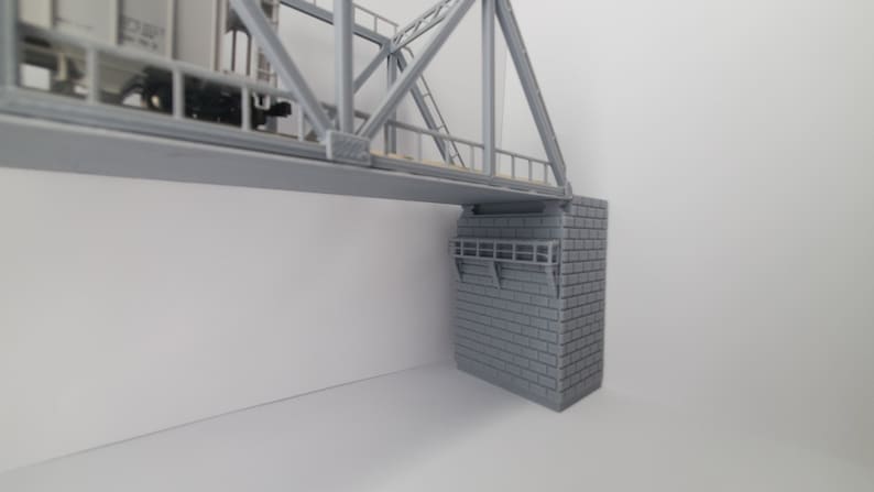 N Scale Single Track Bridge 1:160 Model Railroad. - Etsy