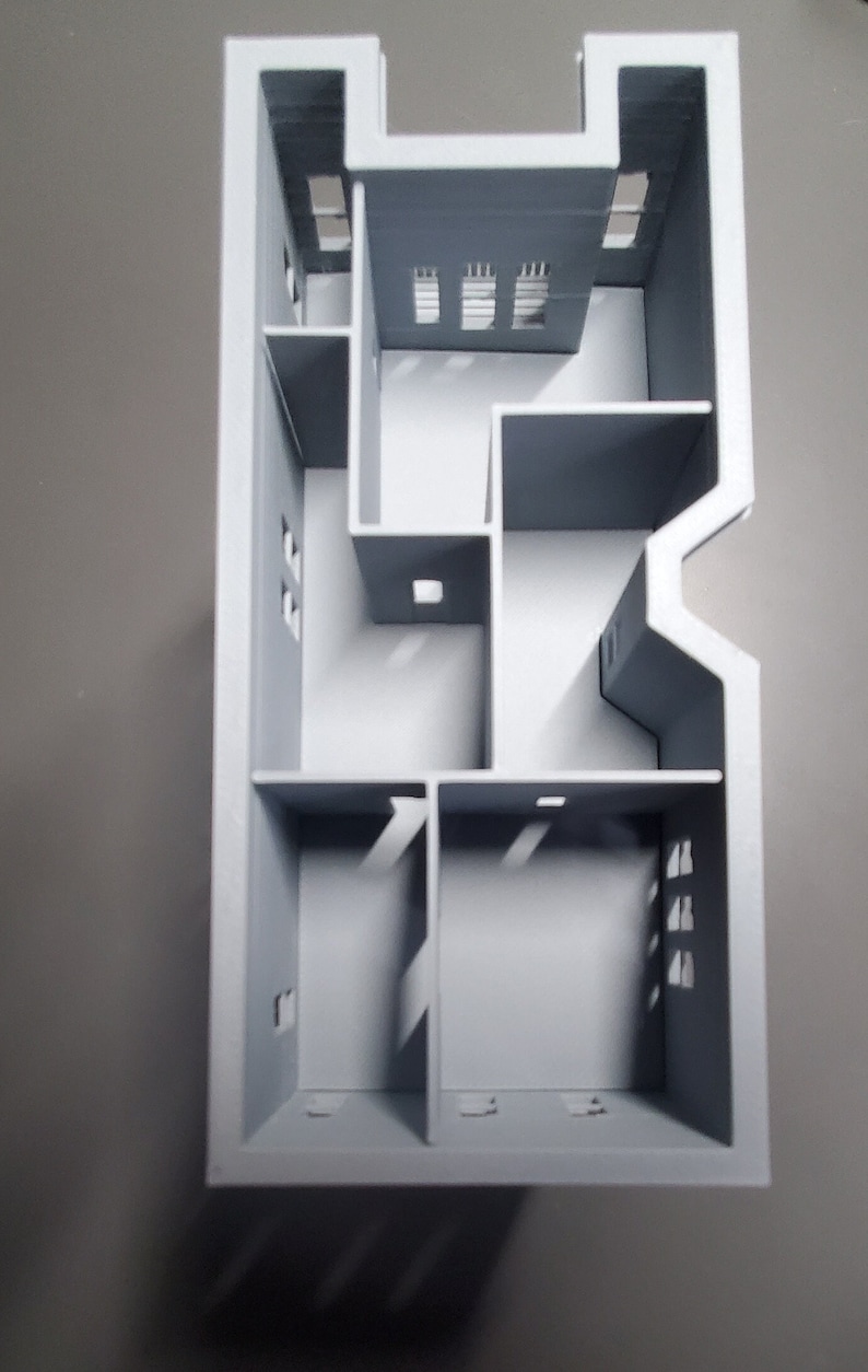 N Scale Building Brownstone - Etsy