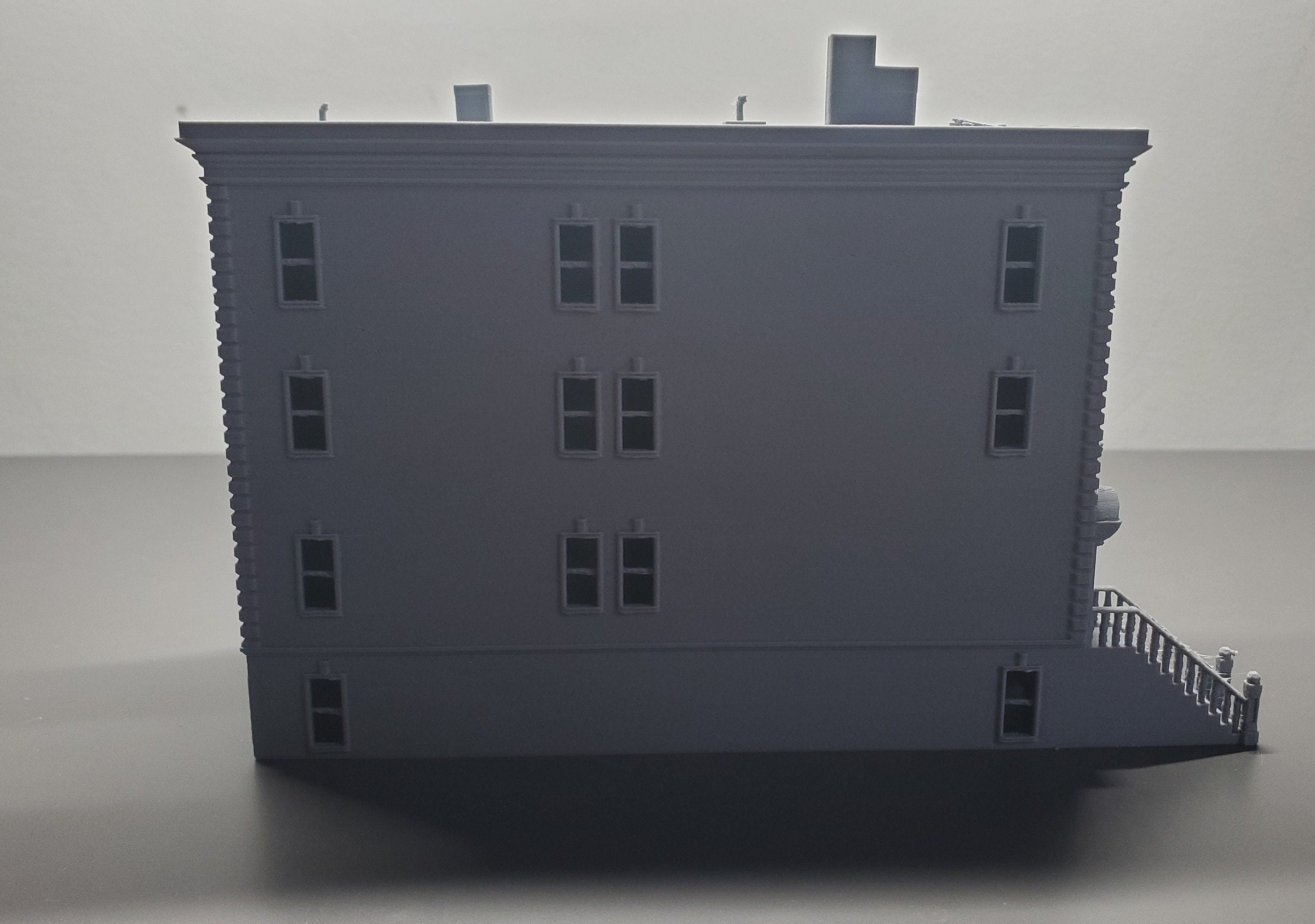 N Scale Building Brownstone - Etsy