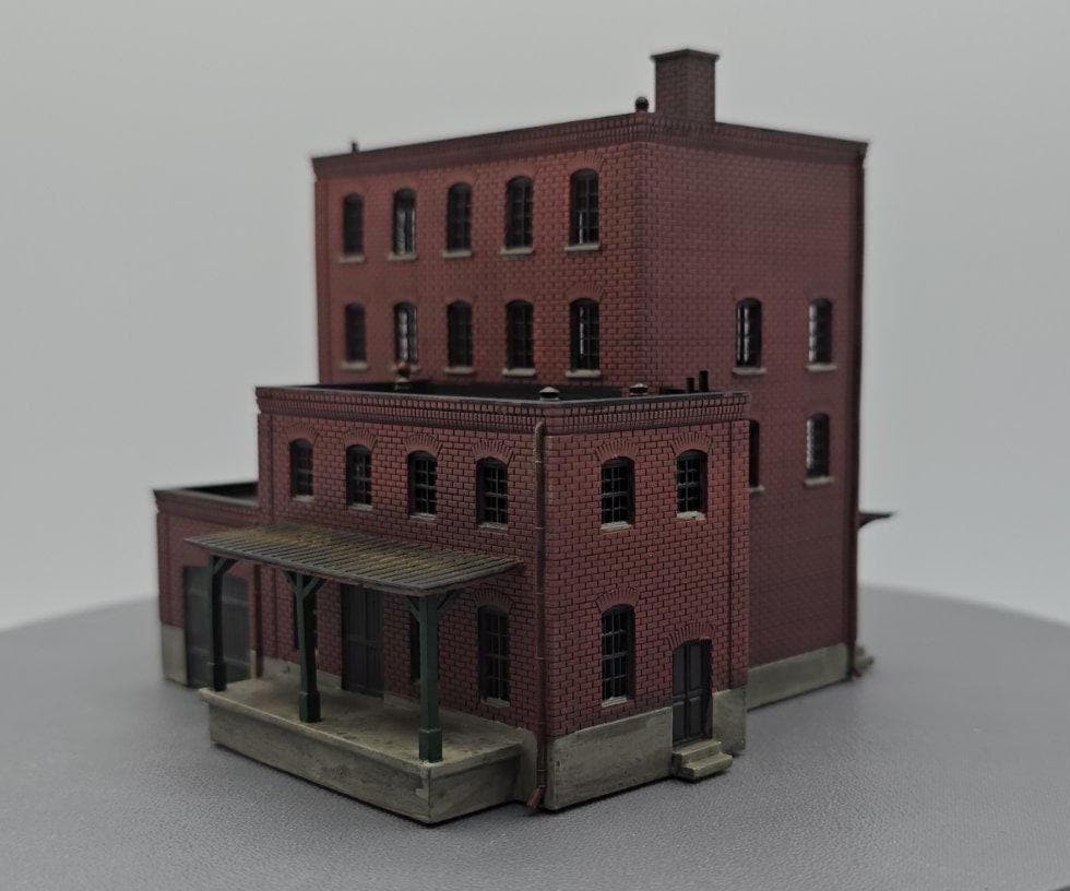 N Scale Harborline Brick Depot 1:160 Industrial Building - Etsy