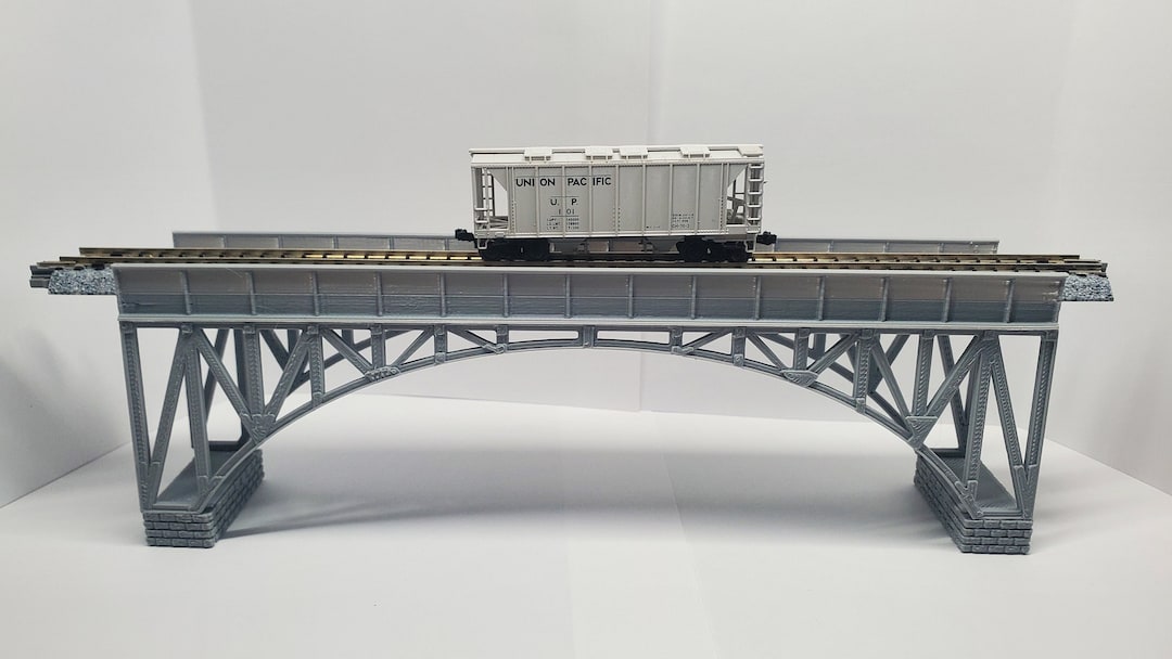 N Scale Structure 1:160 Bridge for Model Railroad - Etsy