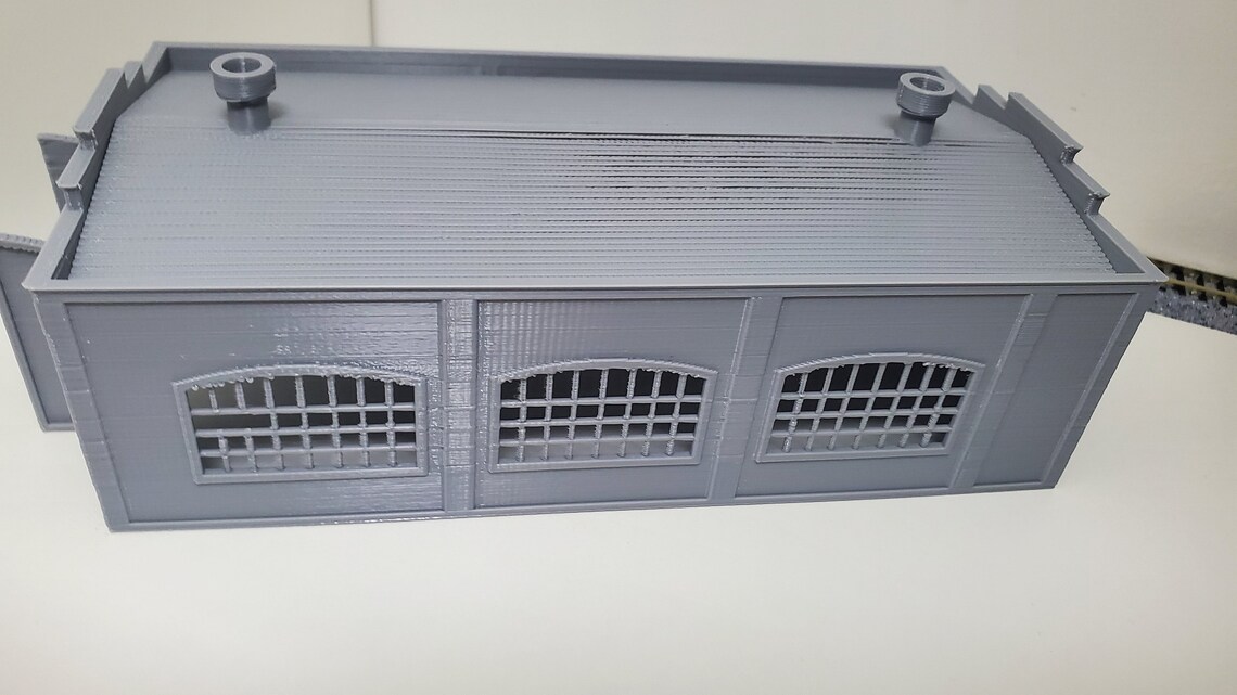 N Scale Engine House / N Scale Building 1:160 - Etsy