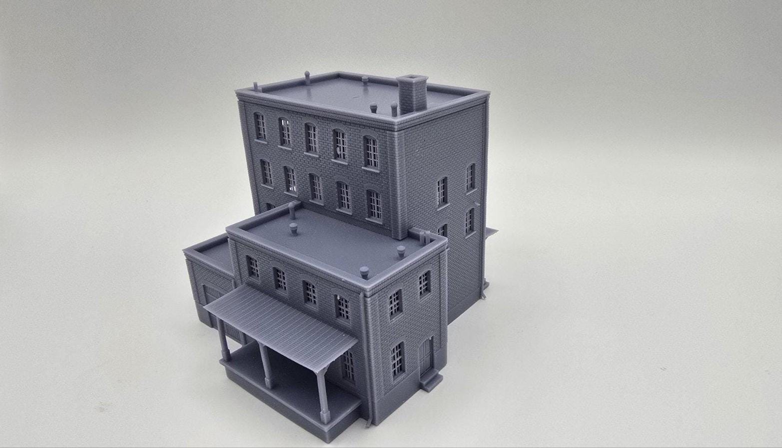 N Scale Harborline Brick Depot 1:160 Industrial Building - Etsy