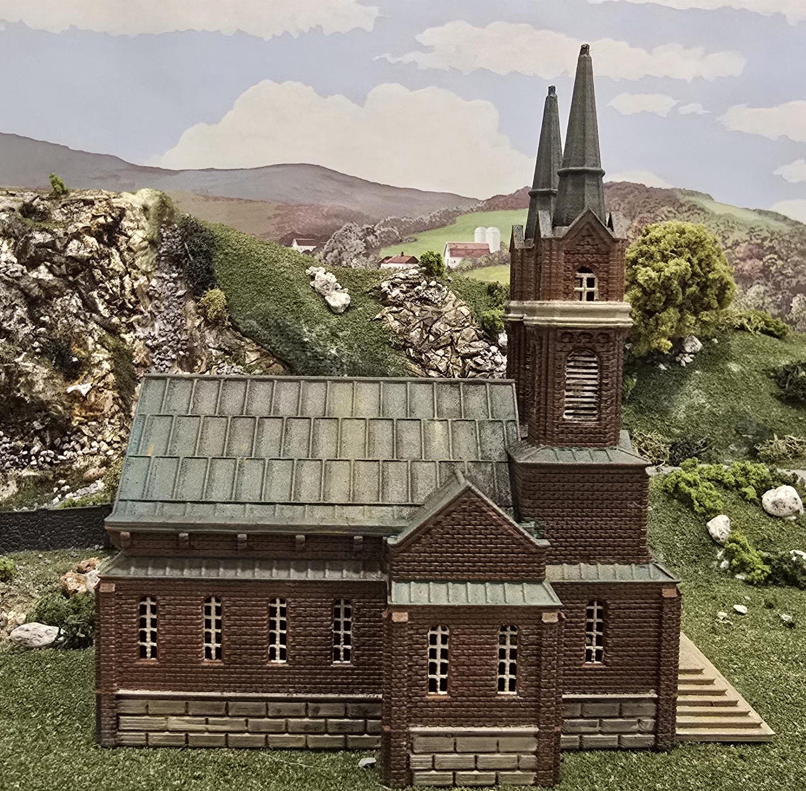 N Scale Church Building 1:160 - Etsy