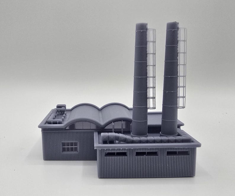 N Scale Oil & Lubricants Plant – Industrial Building 1:160 - Etsy