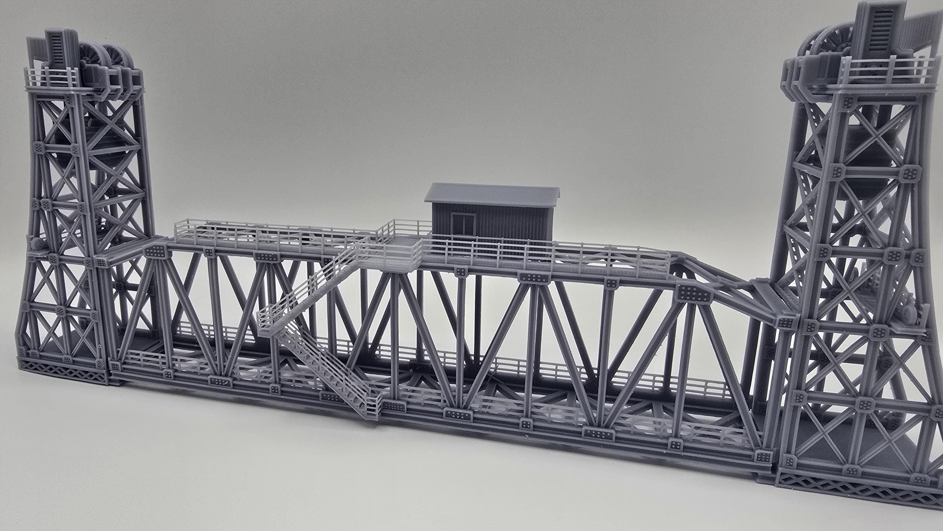 N Scale Lift Bridge Single-track 1:160 - Etsy