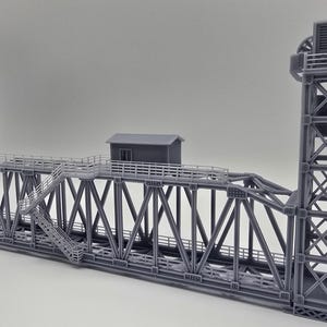 N Scale Lift Bridge Single-track 1:160 - Etsy