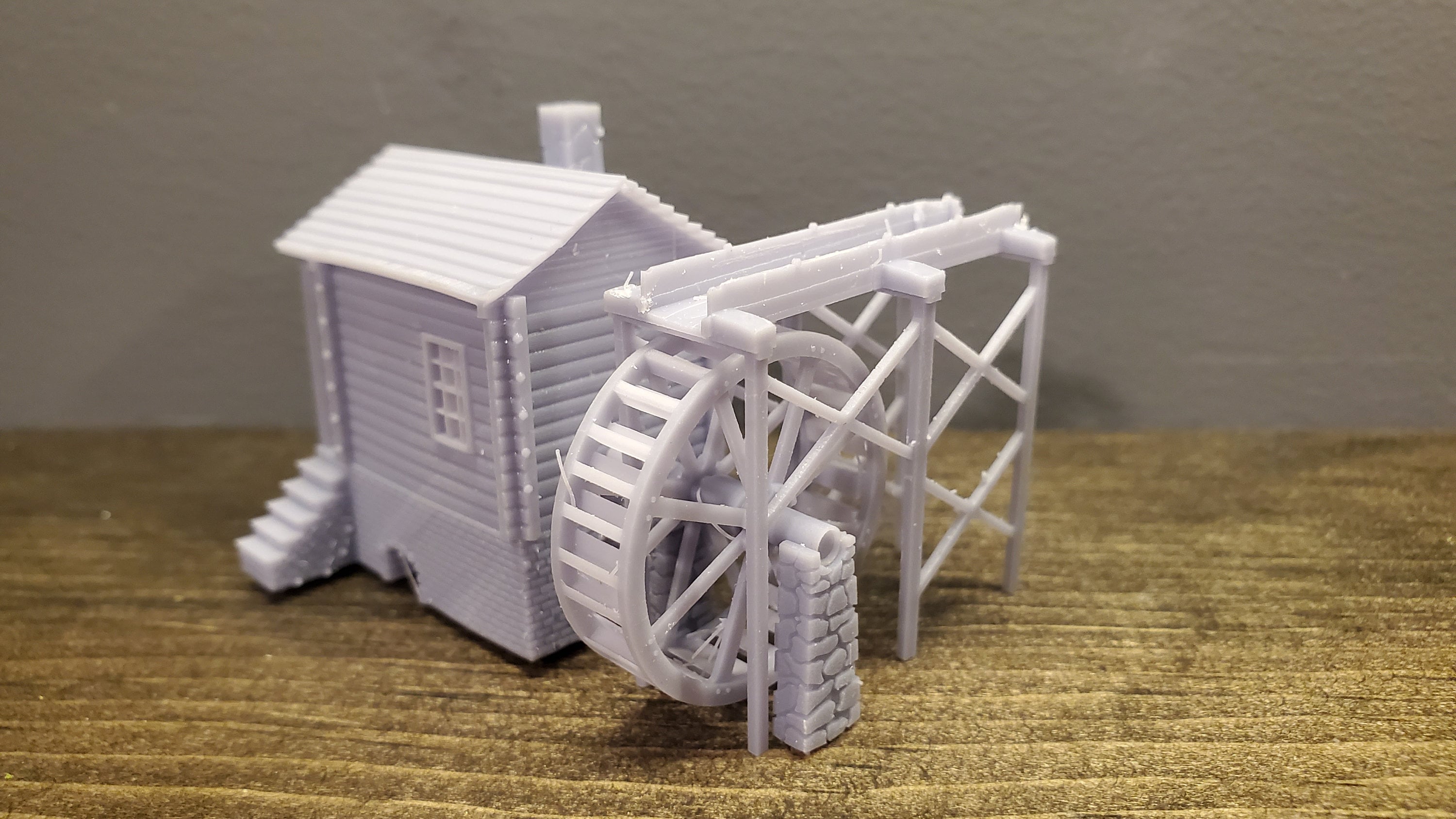 N Scale Building 1:160 Watermill - Etsy