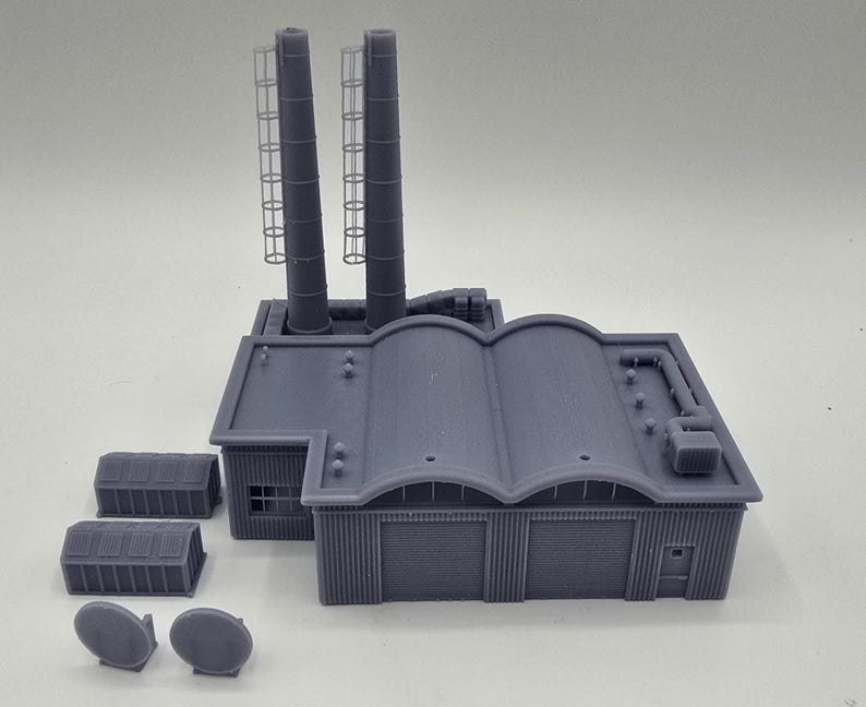 N Scale Oil & Lubricants Plant – Industrial Building 1:160 - Etsy