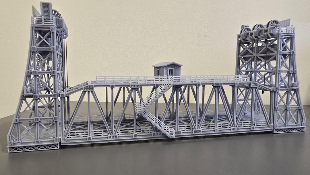 N Scale Lift Bridge 1:160 - Etsy