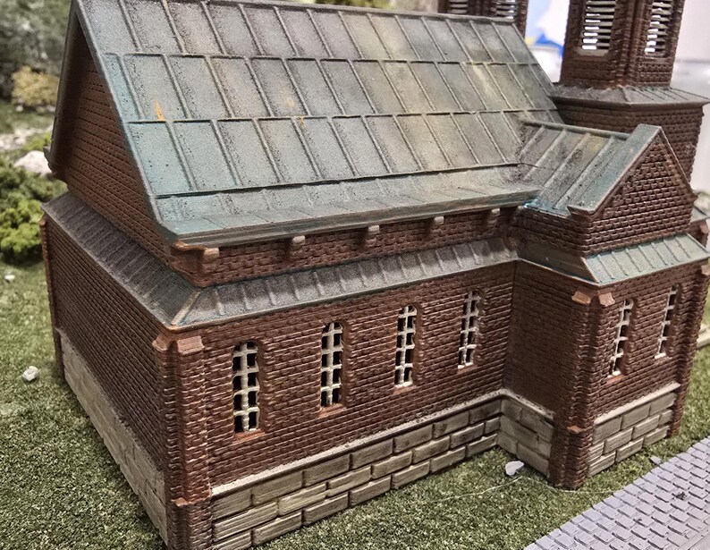 N Scale Church Building 1:160 - Etsy