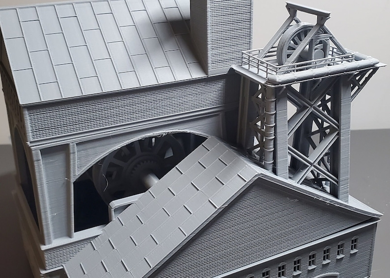 N Scale Coal Mine Building 1:160 - Etsy
