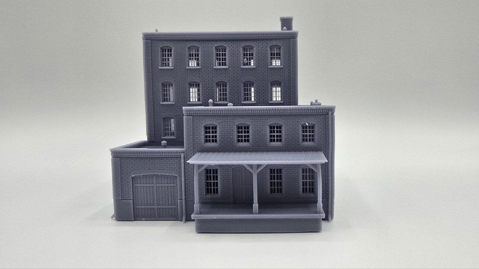 N Scale Harborline Brick Depot 1:160 Industrial Building - Etsy