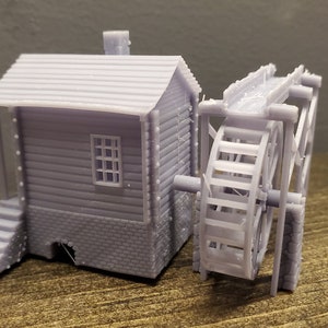 N Scale Building 1:160 Watermill - Etsy