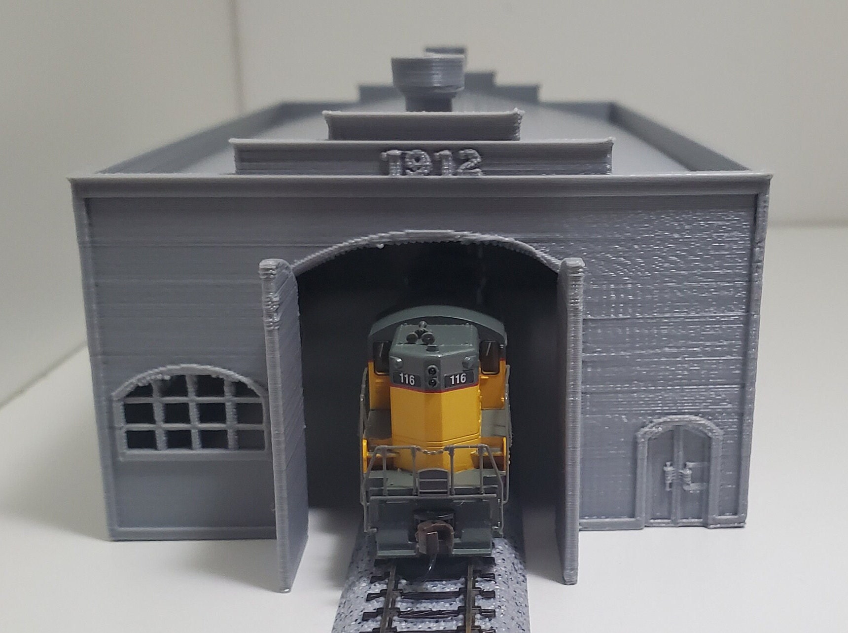 N Scale Engine House / N Scale Building 1:160 - Etsy