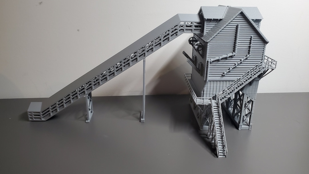 N Scale Coaling Tower Building 1:160 - Etsy