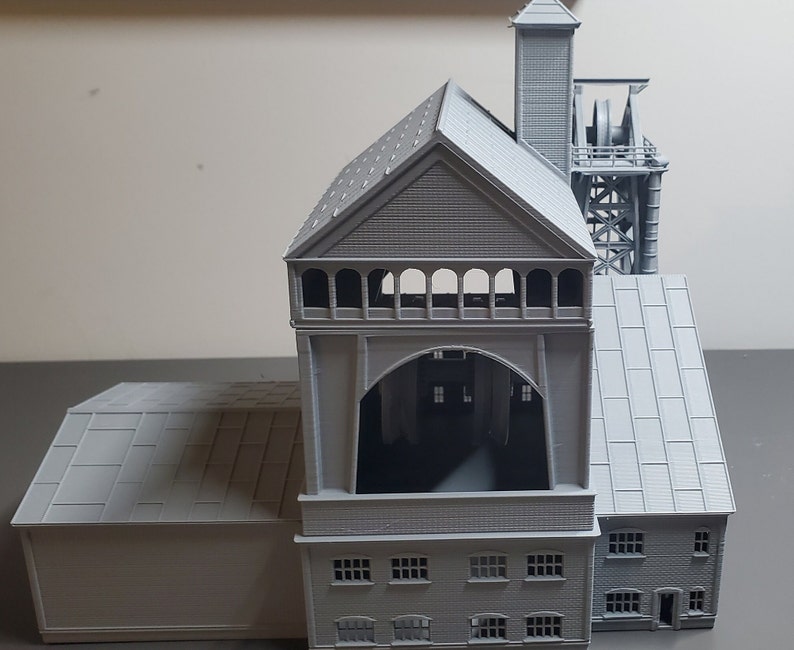 N Scale Coal Mine Building 1:160 - Etsy