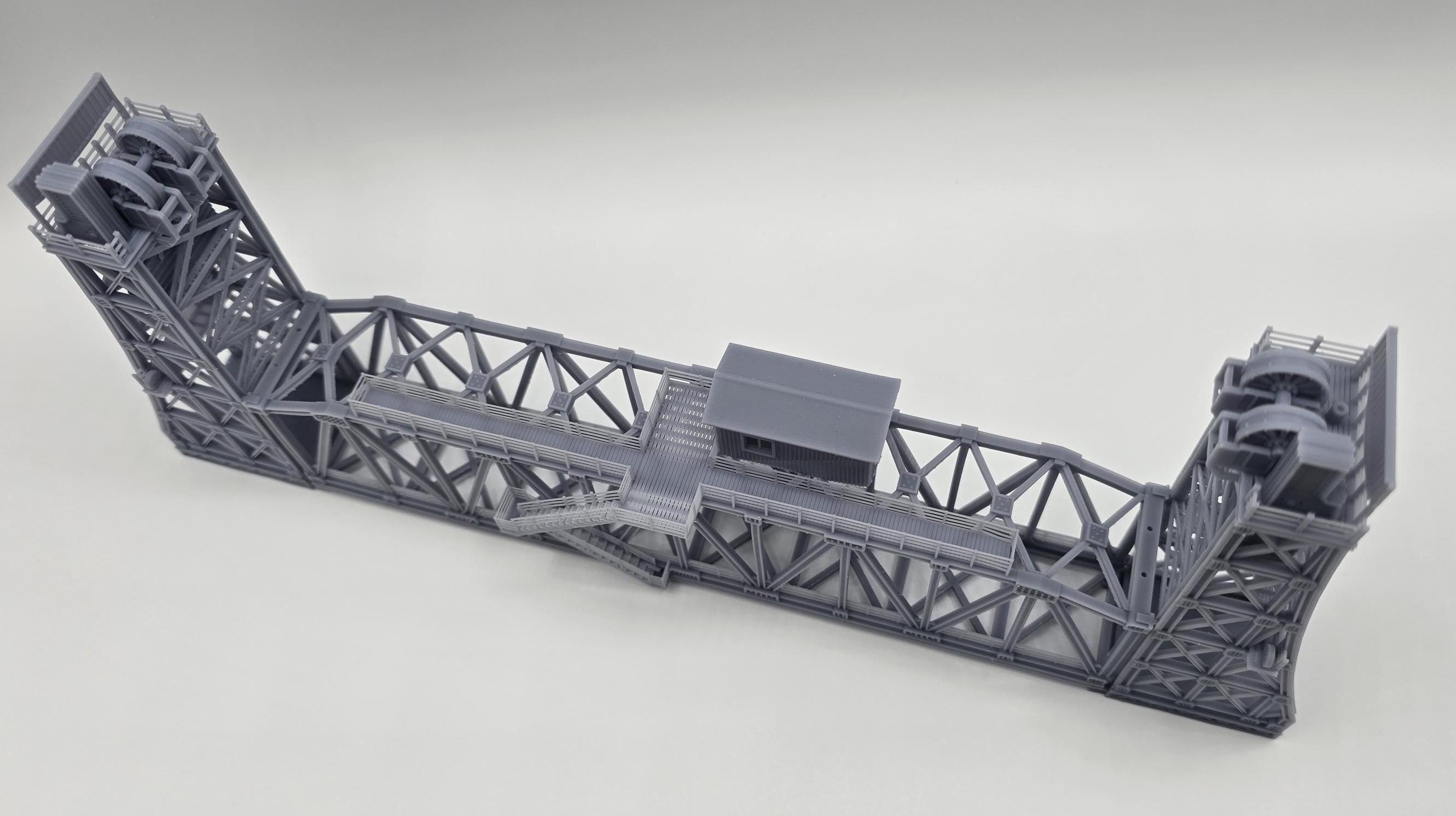 N Scale Lift Bridge Single-track 1:160 - Etsy