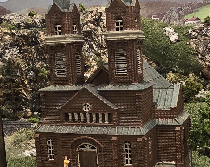 N Scale Church Building 1:160 - Etsy