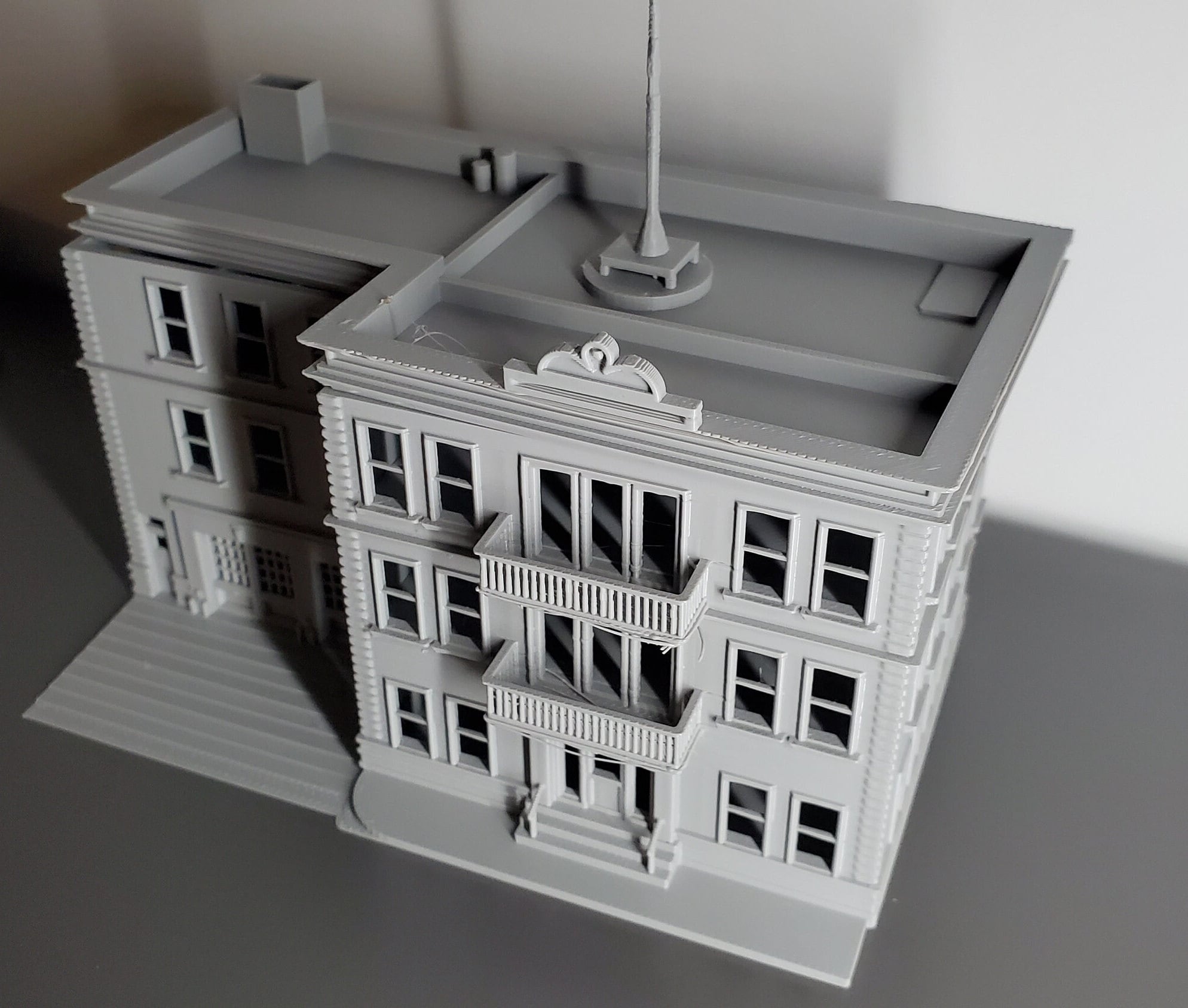 N Scale Building Police Station Building 1:160 - Etsy