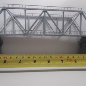 N Scale Single Track Bridge 1:160 Model Railroad. - Etsy