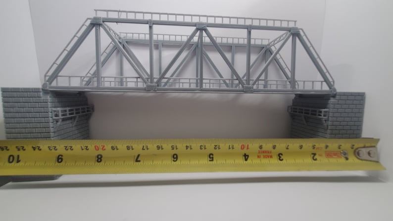 N Scale Single Track Bridge 1:160 Model Railroad. - Etsy