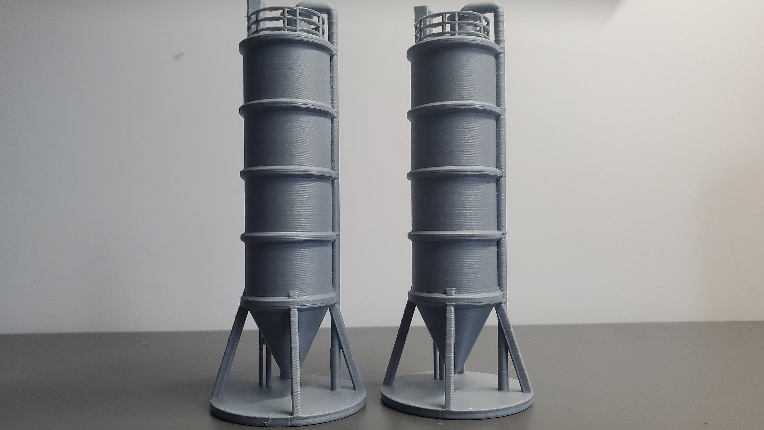 N Scale Industrial Silos 1:160 pair - Etsy