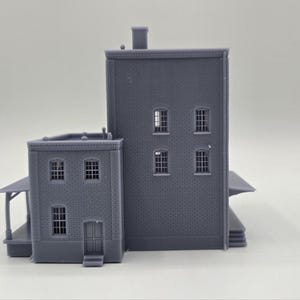N Scale Harborline Brick Depot 1:160 Industrial Building - Etsy