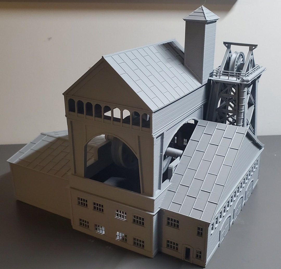 N Scale Coal Mine Building 1:160 - Etsy