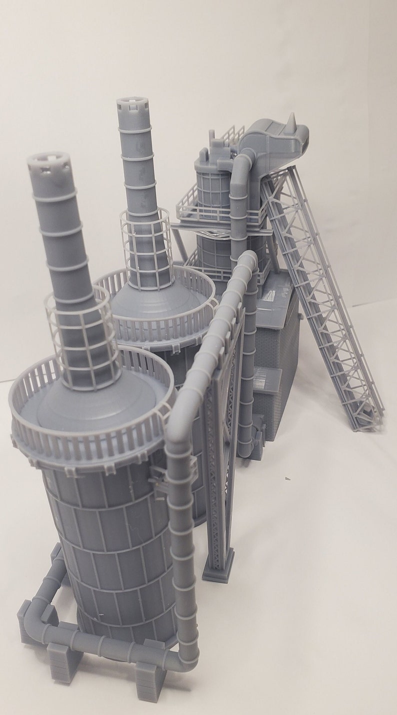 N Scale Building 1:160 Steel Mill / Factory - Etsy