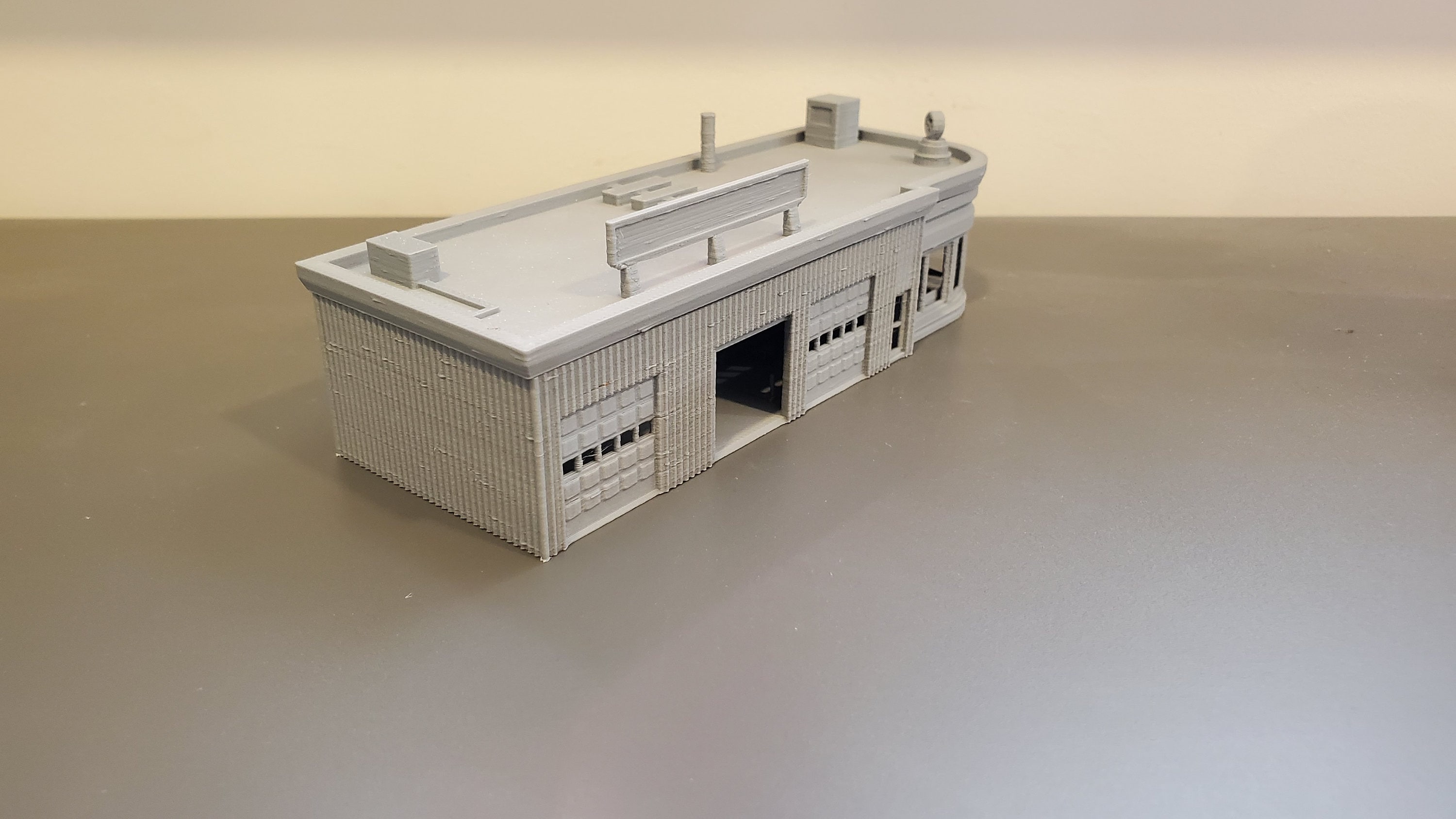 N Scale Building Auto Repair Shop 1:160 - Etsy